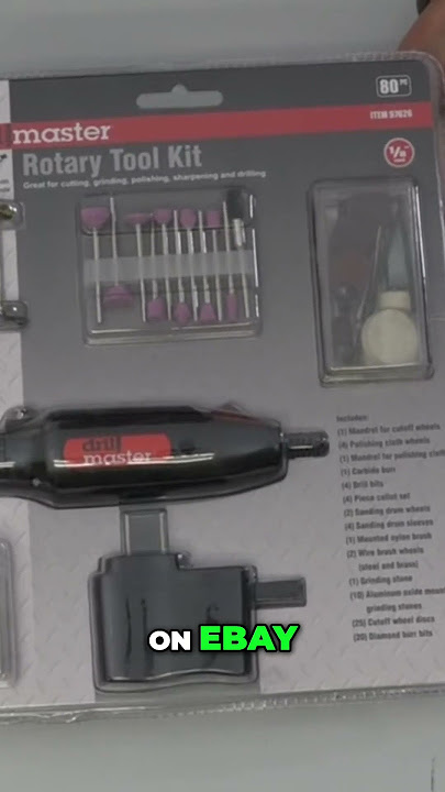How to Set Up Drill Master Rotary Tool Kit: Easy Step-by-Step Guide ...